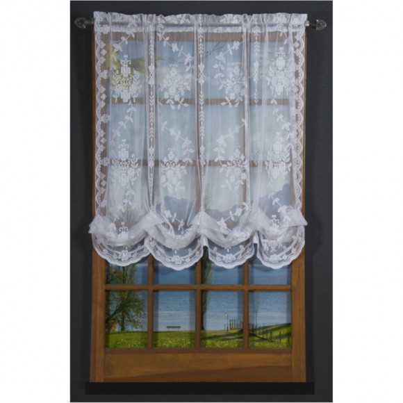 Fiona Scottish Lace Balloon Valance | ShopBedding.com
